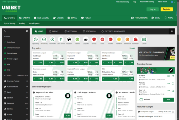 Unibet - site de paris sportifs et casino en France
