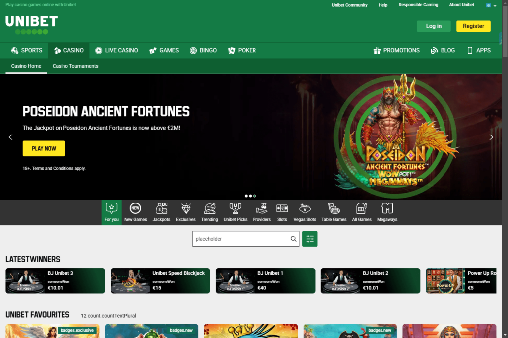 Unibet - site de paris sportifs et casino en France